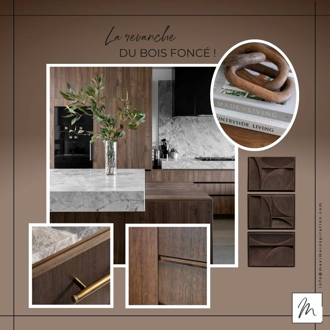 La revanche du bois foncé ! – Espace Déco+ Idées Cadeaux